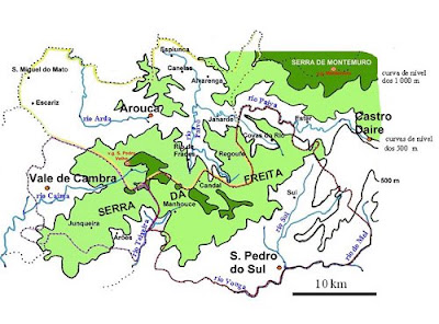 Serra da Freita: Localização
